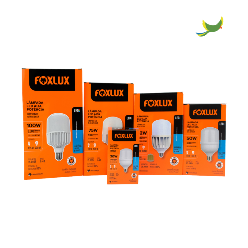 Lâmpada Led Alta Potência – FOXLUX – Lourinho Distribuidor